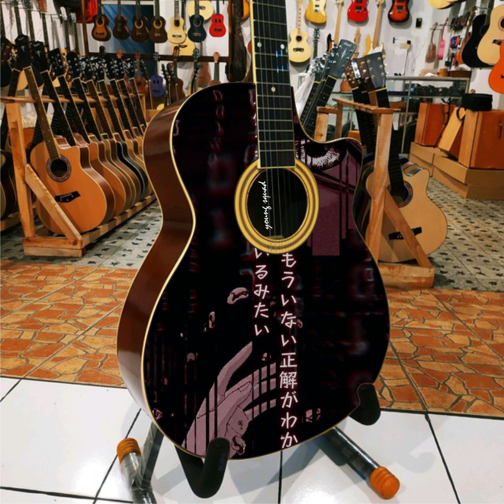 Jual Sticker Aesthetic Sticker GITAR stiker Lucu // AESTHETIC CASE ...