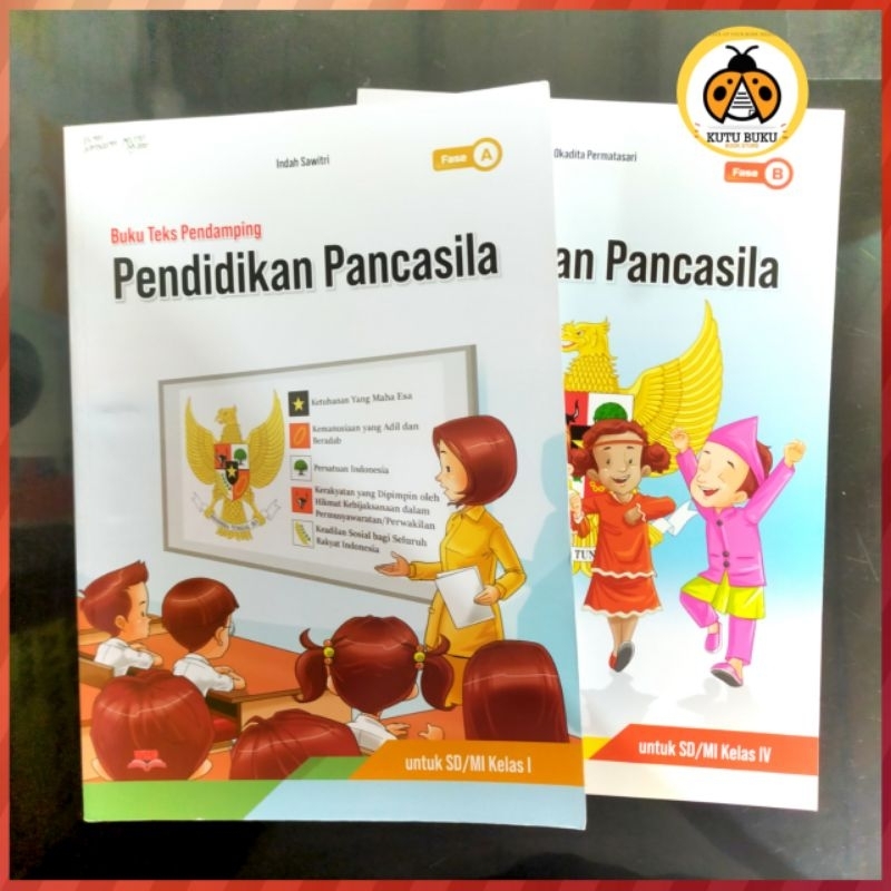 Jual Pendidikan Pancasila Kelas 1&4 SD/MI Buku Kurikulum Merdeka Teks Pendamping Fase A - PT ...