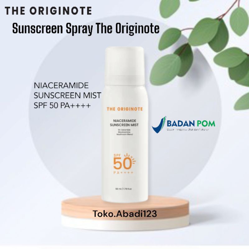 Jual The Originote Niacinamide Sunscreen Spray Spf 50 PA ...