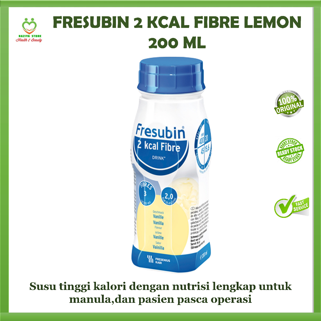 Jual FRESUBIN FIBRE 2 KCAL Fibre Drink 200 ml Susu Tinggi Kalori,Susu ...