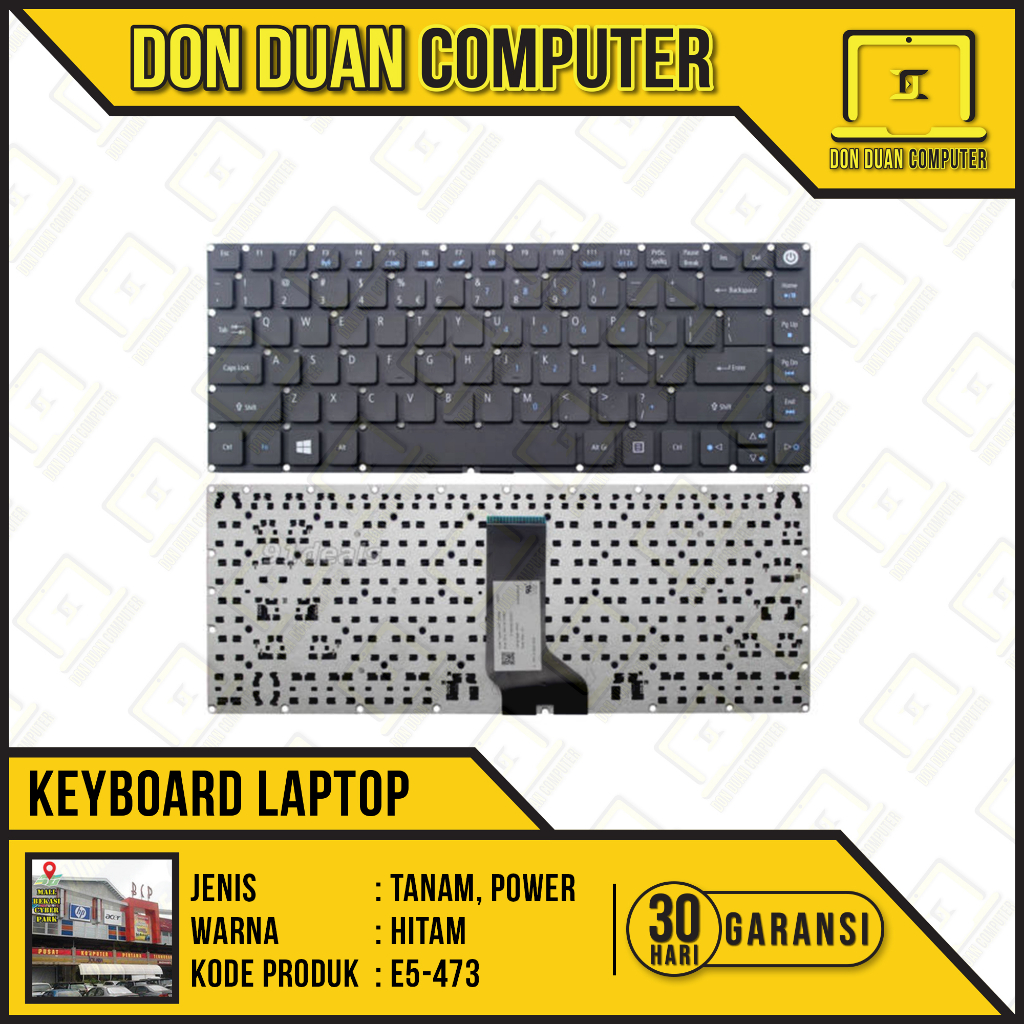 Jual Keyboard Laptop Acer Aspire E14 ES1-422 E5-422 E5-432 ES1-420 E5 ...