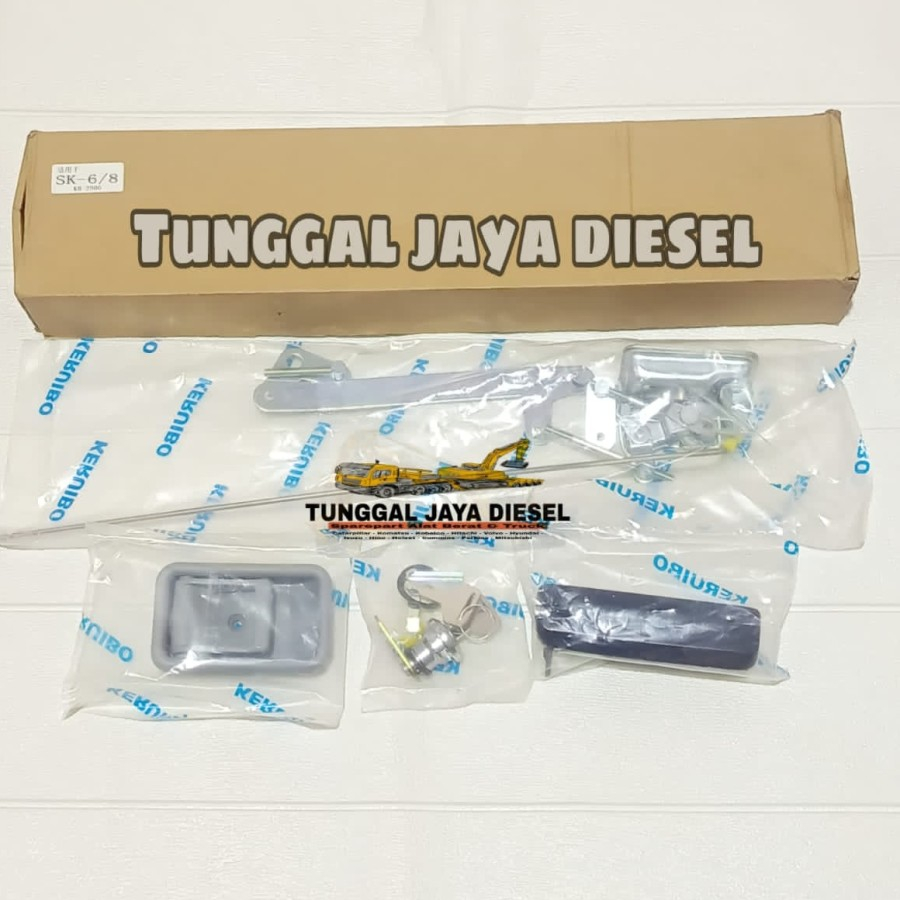 Jual Door Lock set kunci kabin cabin Kobelco SK200-6 SK200-8 SK 200-6 ...