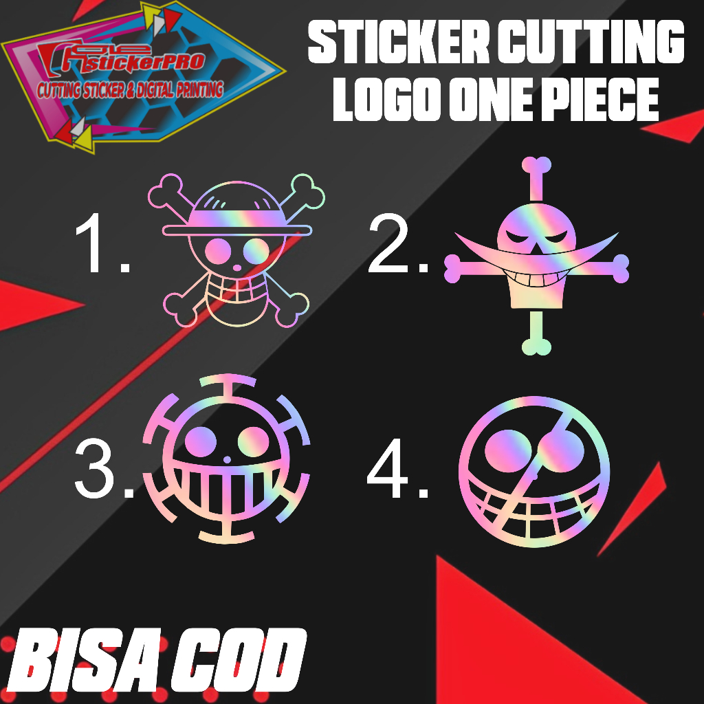 Jual Cutting Sticker One Piece TERMURAH cocok buat Laptop/Thumbler ...