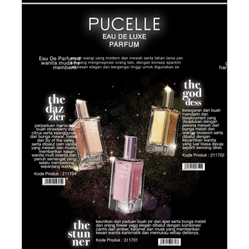 Jual PUCELLE EAU DE LUXE PARFUM 50ML | Shopee Indonesia