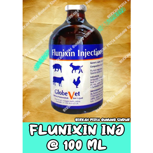 Jual Flunixin Injeksi 100 ml - Golbal Vet Flunixin 100 ml - Obat Ajaib ...