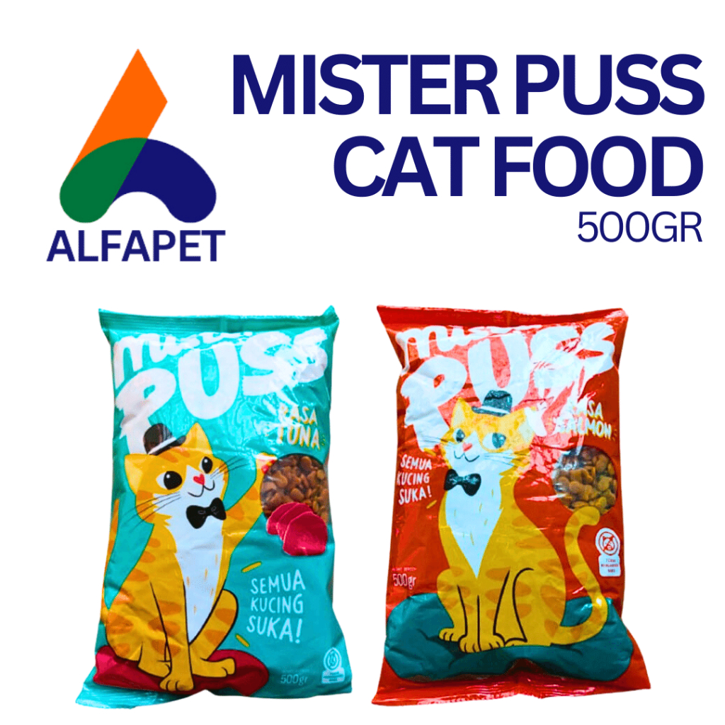 Jual Mister puss 500gr makanan kucing | Shopee Indonesia