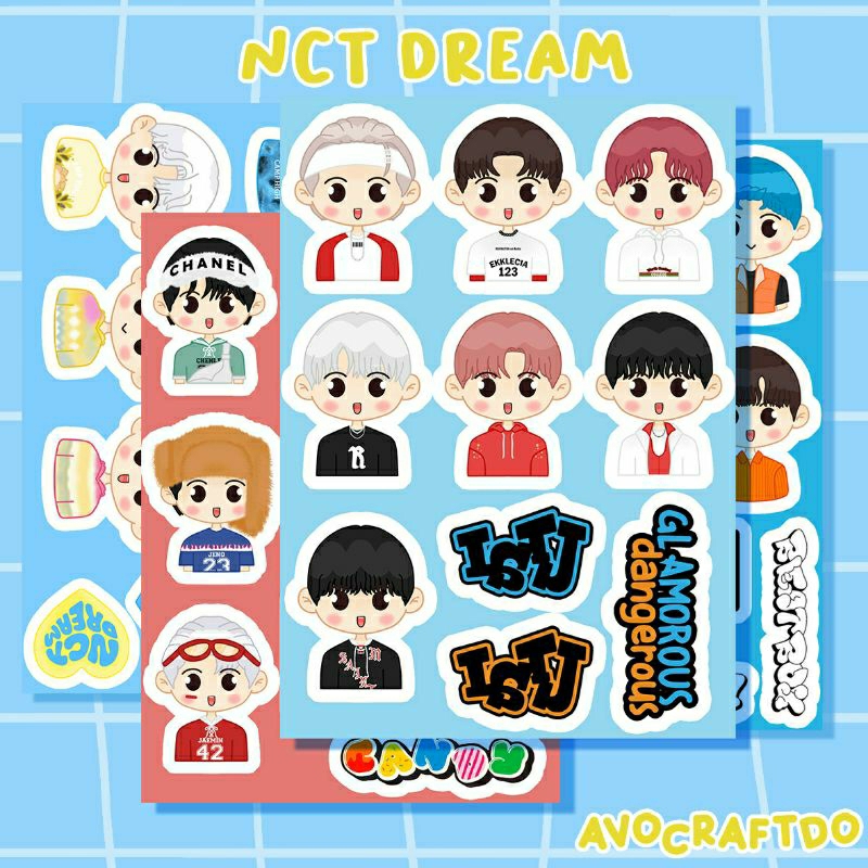 Jual [ AVOCRAFTDO ] Sticker Kpop NCT Dream / Beatbox / Candy die cut | Shopee Indonesia