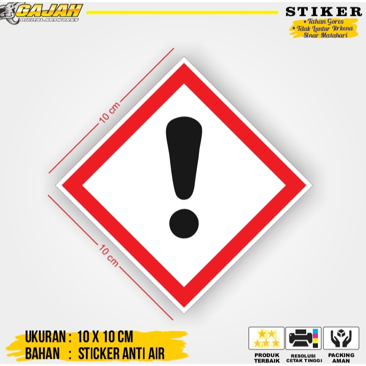 Jual Stiker Label Tanda Simbol Limbah B3 Stiker Bahan Berbahaya dan ...