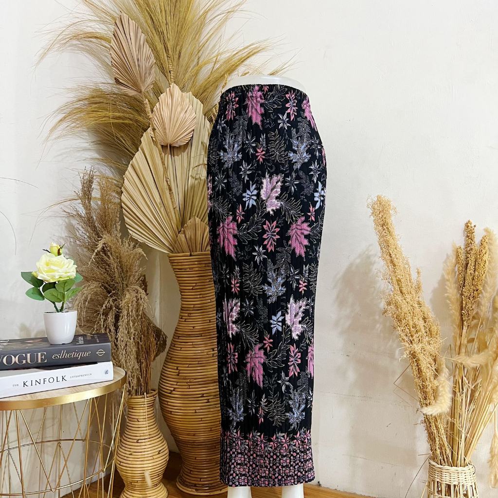 Jual Original REAL PICT ROK PLISKET BATIK / ROK PLISKET / BAWAHAN ...