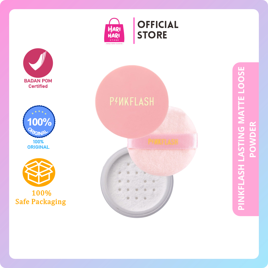 Jual PINKFLASH # OhMyself Loose powder Matte Translucent Oil-control 3 ...