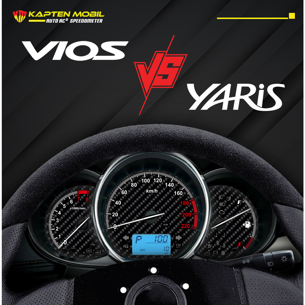 Jual Custom Panel Speedometer Mobil Custom Vios/Yaris Gen 3 Carbon ...