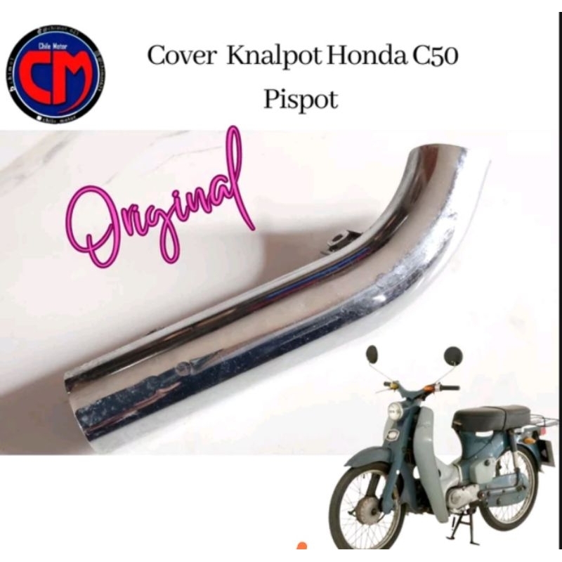 Jual Cover Knalpot Honda C50 pispot Original U 13N | Shopee Indonesia