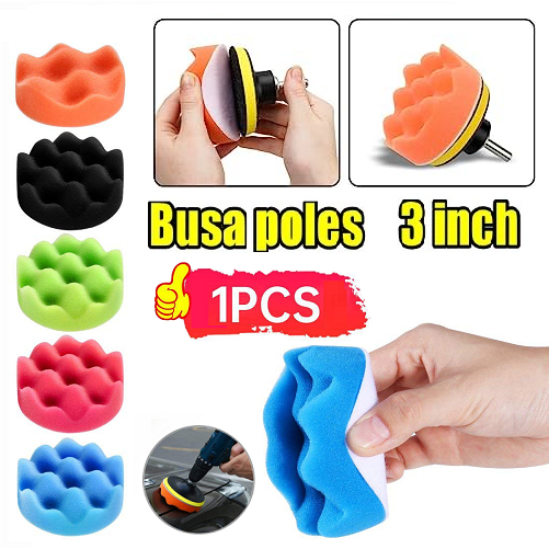 Jual 1 Pcs Busa Spon Poles Body Motor Mobil 3 inch 80mm Sponge ...