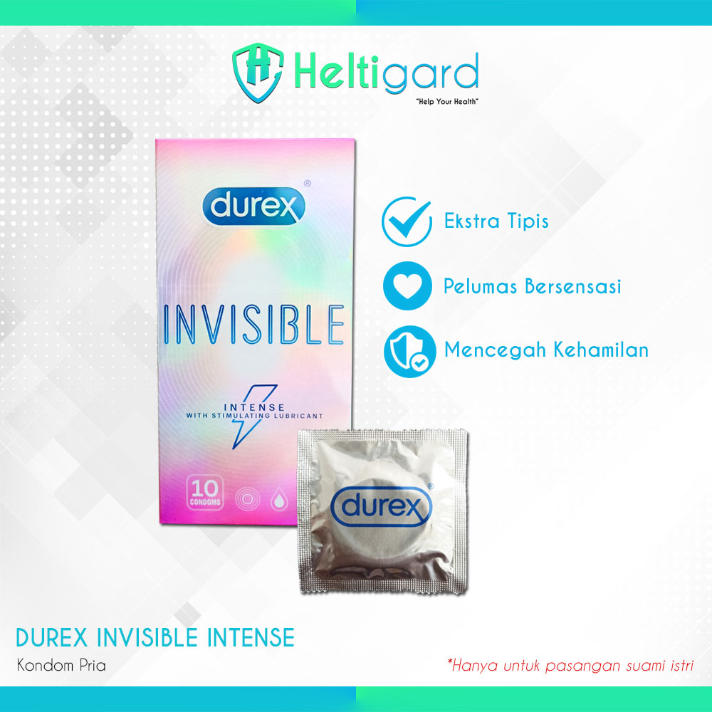 Jual DUREX Invisible Intense - Kondom Ekstra Tipis Dengan Pelumas ...