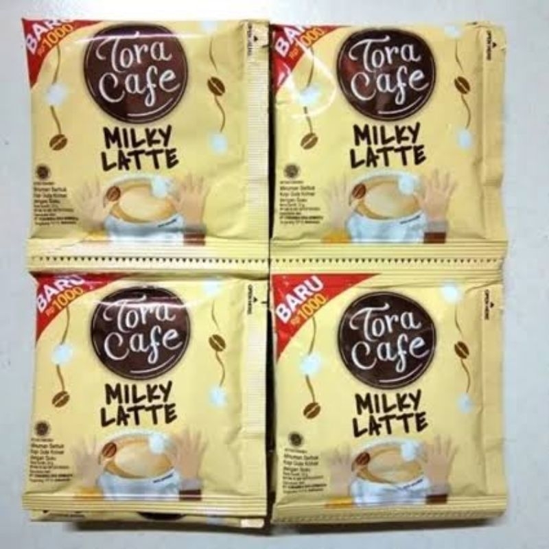 Jual Kopi ToraCafe Creamy Latte /Kemasan Rentengan isi 10 Pcs | Shopee ...