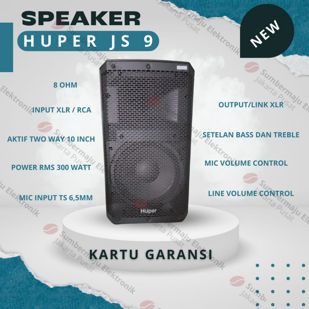 Jual Speaker Aktif Huper JS9 10-Inch Aktif Speaker huper Js-9/ JS 9 ...