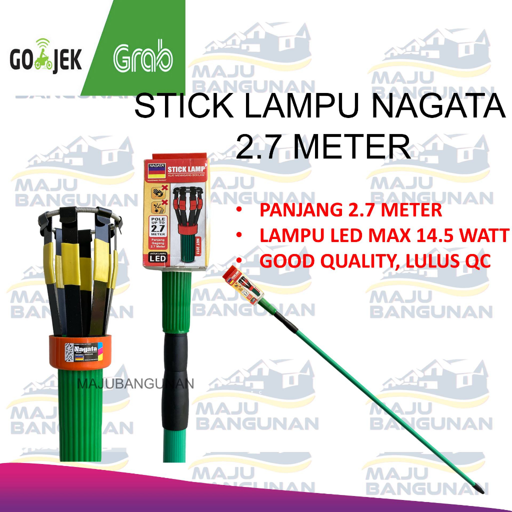 Jual TONGKAT LAMPU STICK TONGKAT PEMASANG PENGGANTI LAMPU STIK LAMPU 2. ...