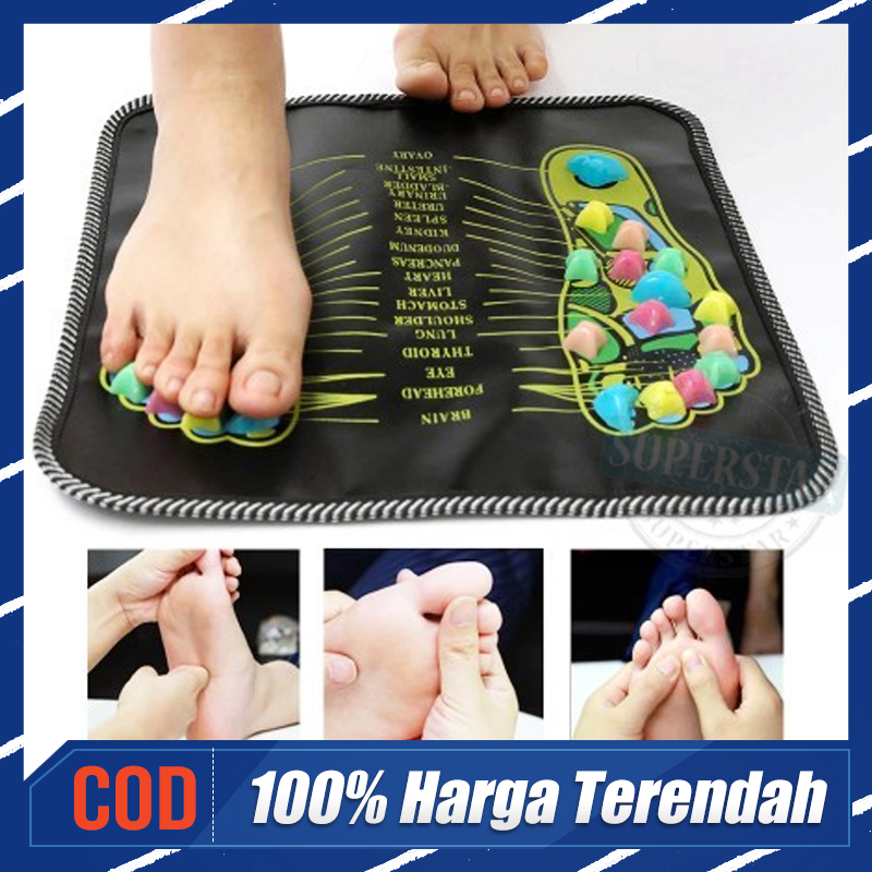 Jual Kaki Matras Pijat Kaki Peredaran Darah Lancar Mat Keset Refleksi Telapak | Shopee Indonesia