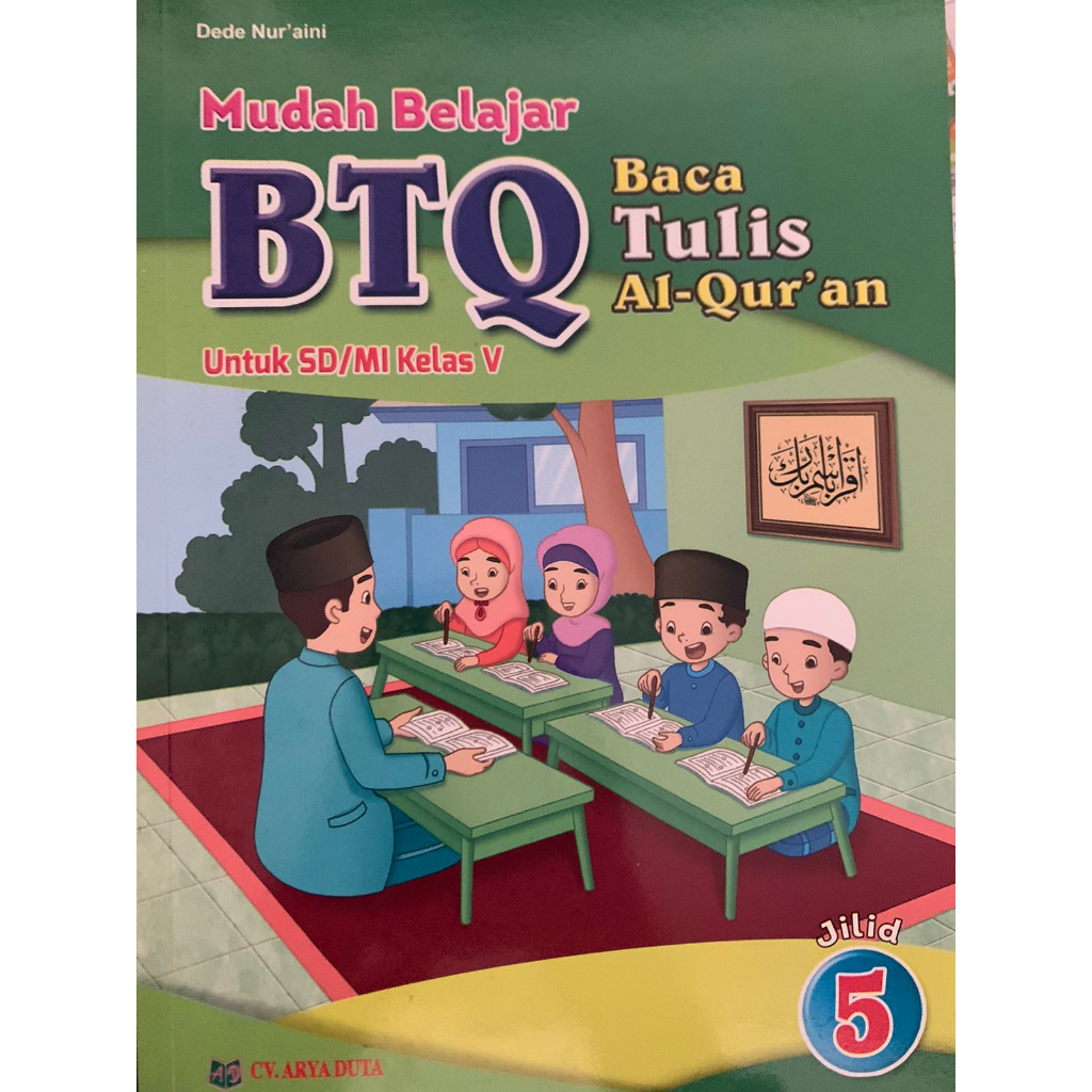 Jual Buku Belajar Baca Tulis Al Quran Btq K13 Untuk Sd Mi Kelas 5