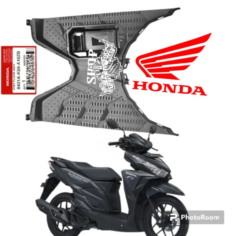Jual Cover Lantai Step Floor Pijakan Kaki Vario 125 150 LED 2014 2015 2016 ORIGINAL 100% ...