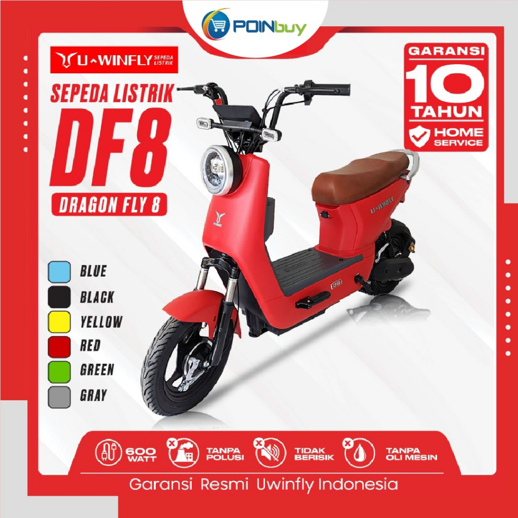 Jual Uwinfly Sepeda Listrik Df8 48 20ah Garansi Resmi | Shopee Indonesia