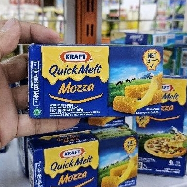 Jual ED 10.25 PCS 165GR - KRAFT QUICK MELT MOZZA 270919 / KEJU CHEDDAR ...