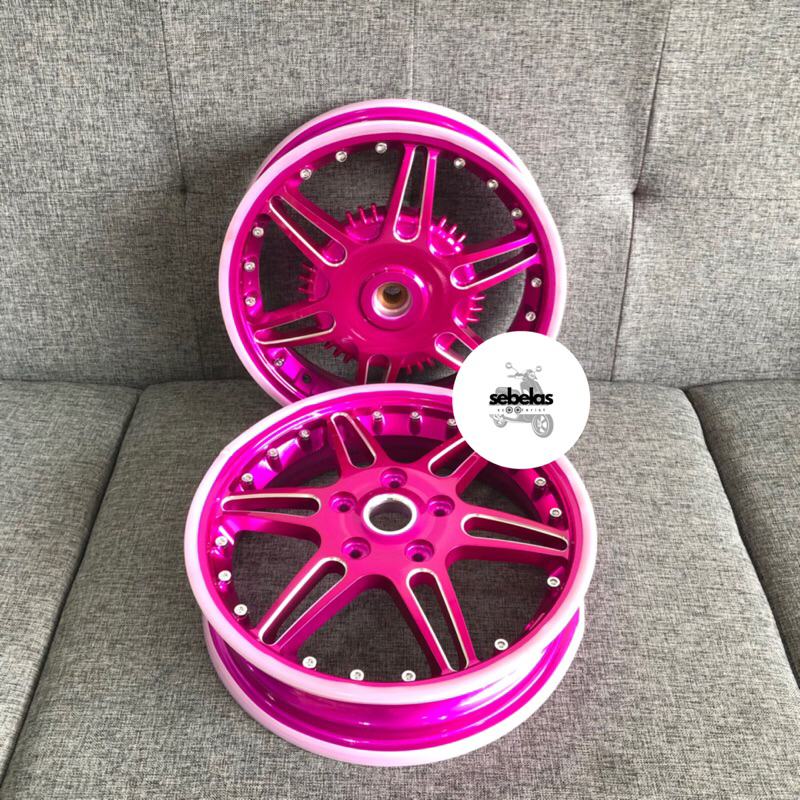 Jual Velg Model Marus W126 Pink Vespa Sprint Primavera | Shopee Indonesia