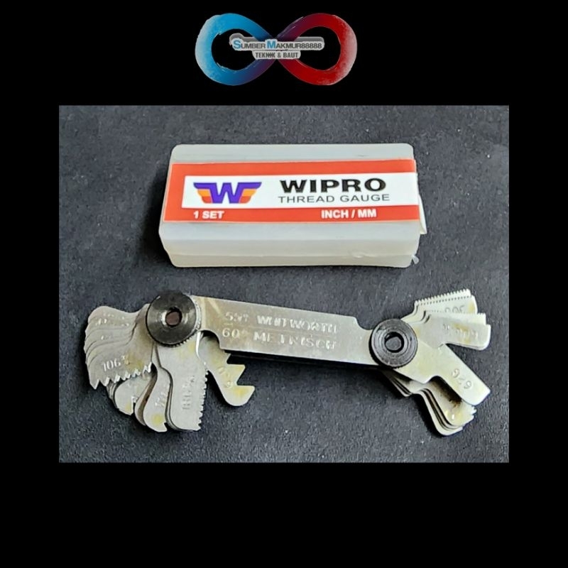 Jual Mal Ulir / Mal Drat / Suri Drat / Alat Ukur Drat Thread Gauge ...