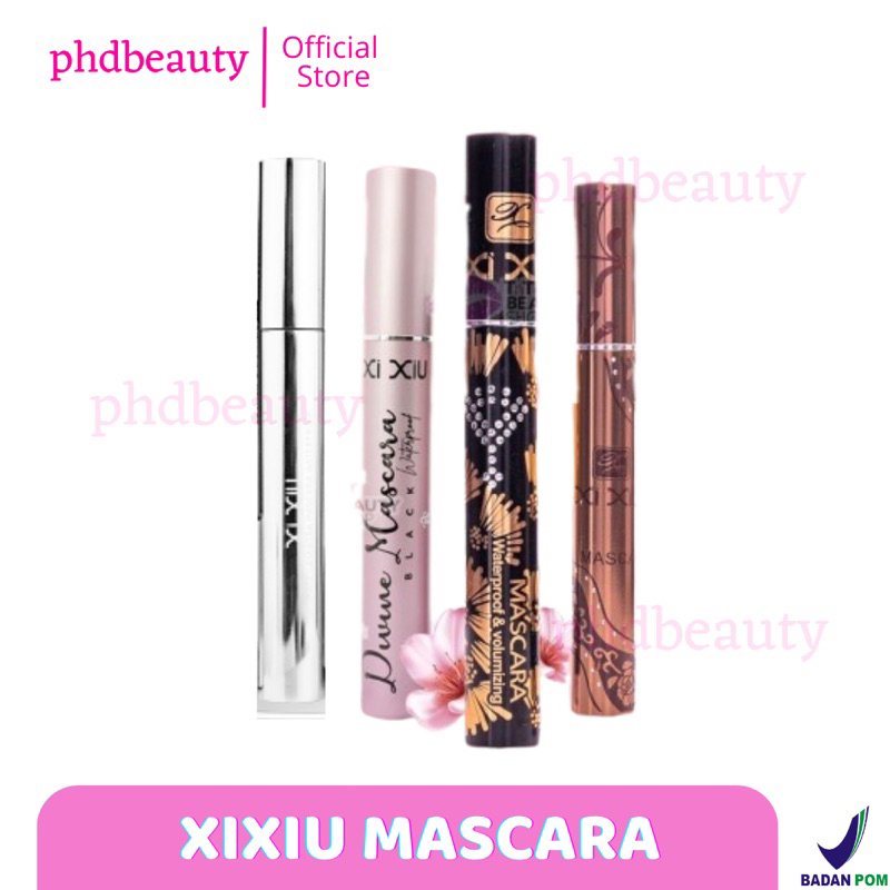 Jual Xi XiU Mascara | Lovely | Black | Pink Mascara Divine Waterproof ...