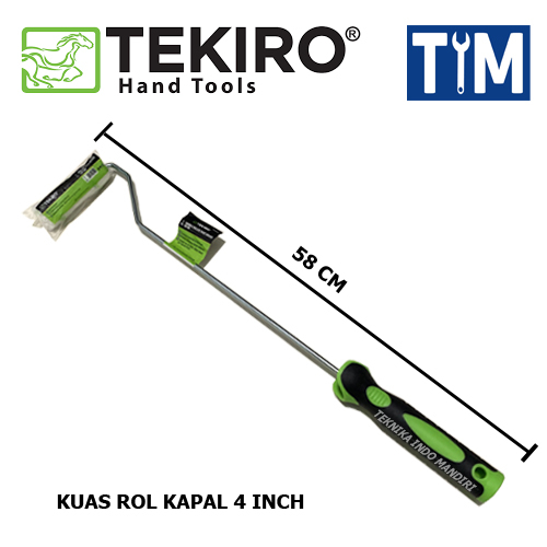 Jual TEKIRO Kuas Rol Kapal 4 INCH / Kuas Roll Kecil Gagang Panjang ...