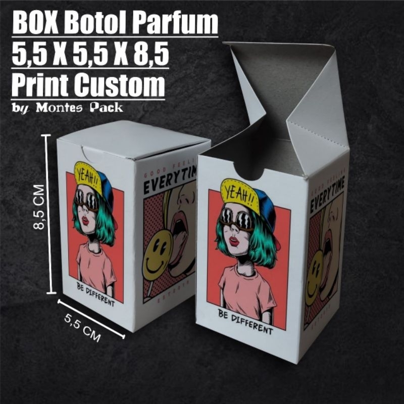 Jual Box CUSTOM / box botol PRINT byredo 50ml / bacarrat / Box 5,5 x 5 ...