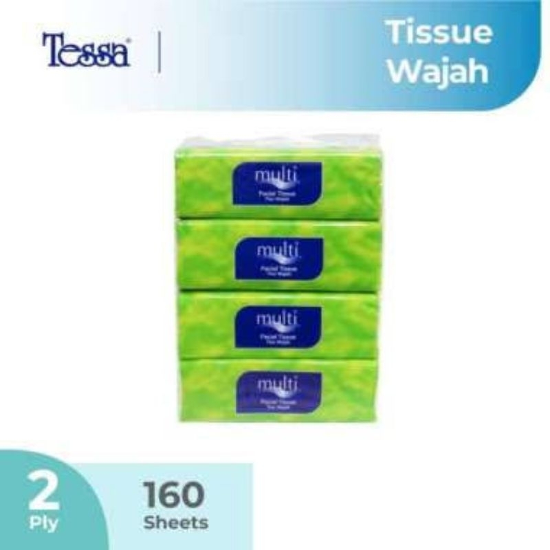 Jual Multi Facial Tissue 160 Sheets (paket 4pcs) | Shopee Indonesia