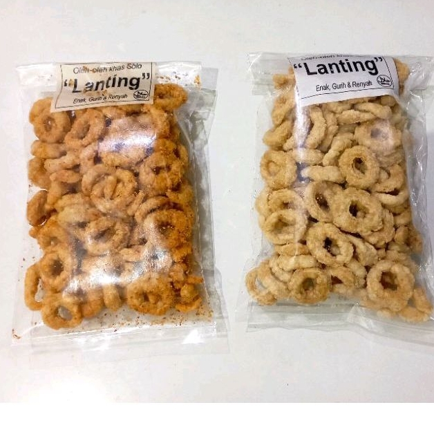 Jual Lanting Udang klanting renyah gurih pedas 100gr oleh oleh khas ...