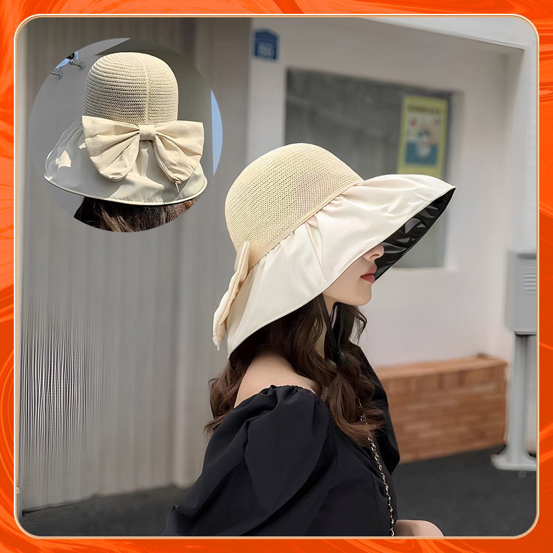 Jual Topi Wanita Anti Matahari Topi Fashion Korea Style Topi Pantai ...