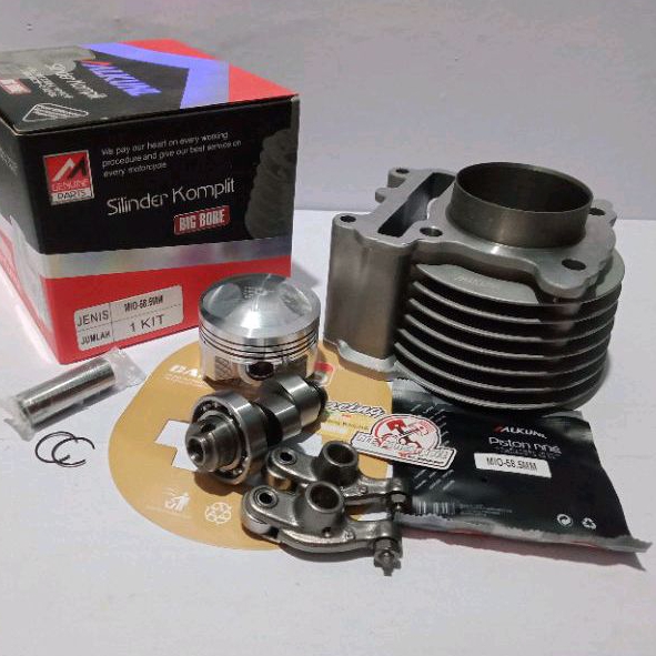Jual PAKET BORE UP 150 CC BLOK SEHER/BORING 58,5 MM+PLATUK RRA+NOKEN AS RACING YAMAHA MIO SPORTY ...