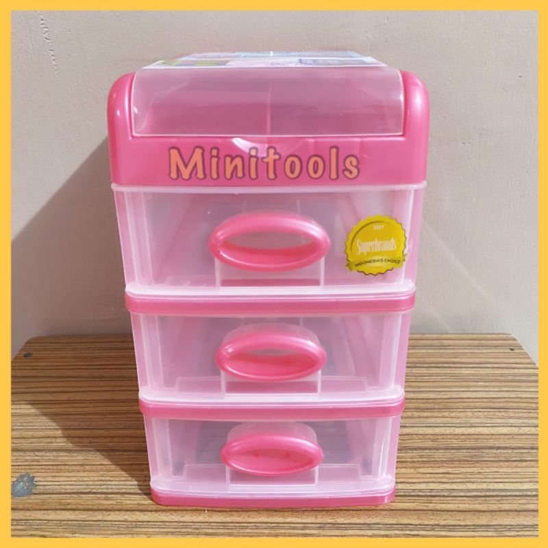 Jual Laci Plastik Mini Susun Shinpo SIP 363 / Laci Obat / Tempat Makeup ...