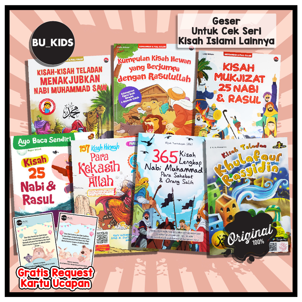 Jual Buku Kisah 25 Nabi Rasul 365 Kisah Nabi Muhammad Lengkap ...