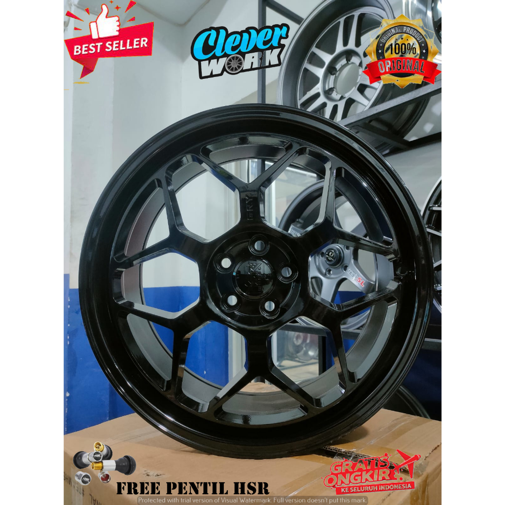 Jual VELG HSR GRY JT237 R18 H5X100 COCOK UNTUK MOBIL Altis New, Celica, Corona, FT86, Sienta ...