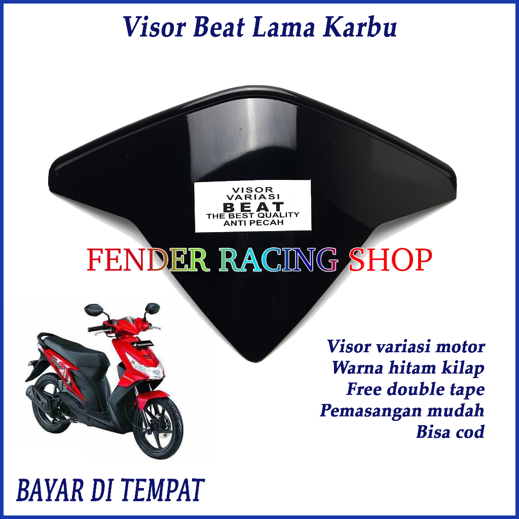 Jual Visor Beat Karbu Original Pisor Beat Karbu Kecil | Shopee Indonesia