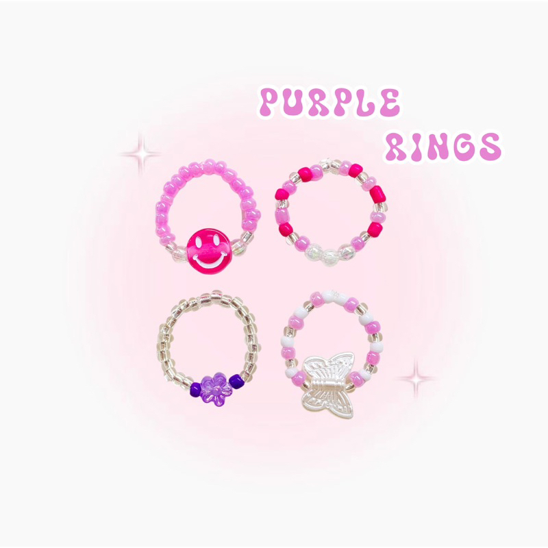 Jual Purple Series | Rings Beads | Cincin Manik ( BACA DESKRIPSI ...