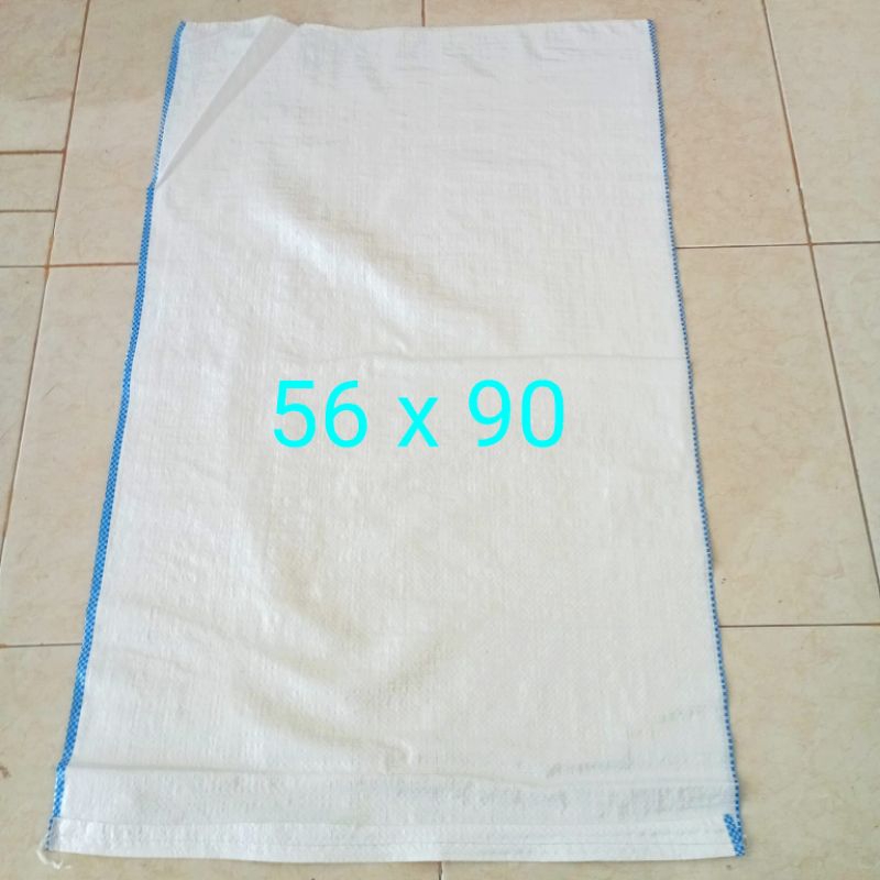 Jual Karung beras kapasitas 50 kg polos isi 25 lembar ukuran 56 x 90 cm ...