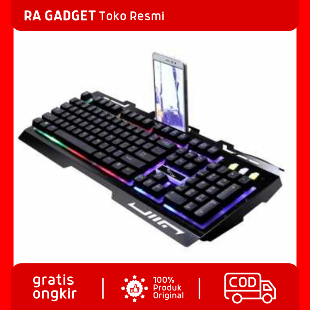 Jual Gaming Keyboard LED / Keyboard Gaming Mechanical Modern Hp ...