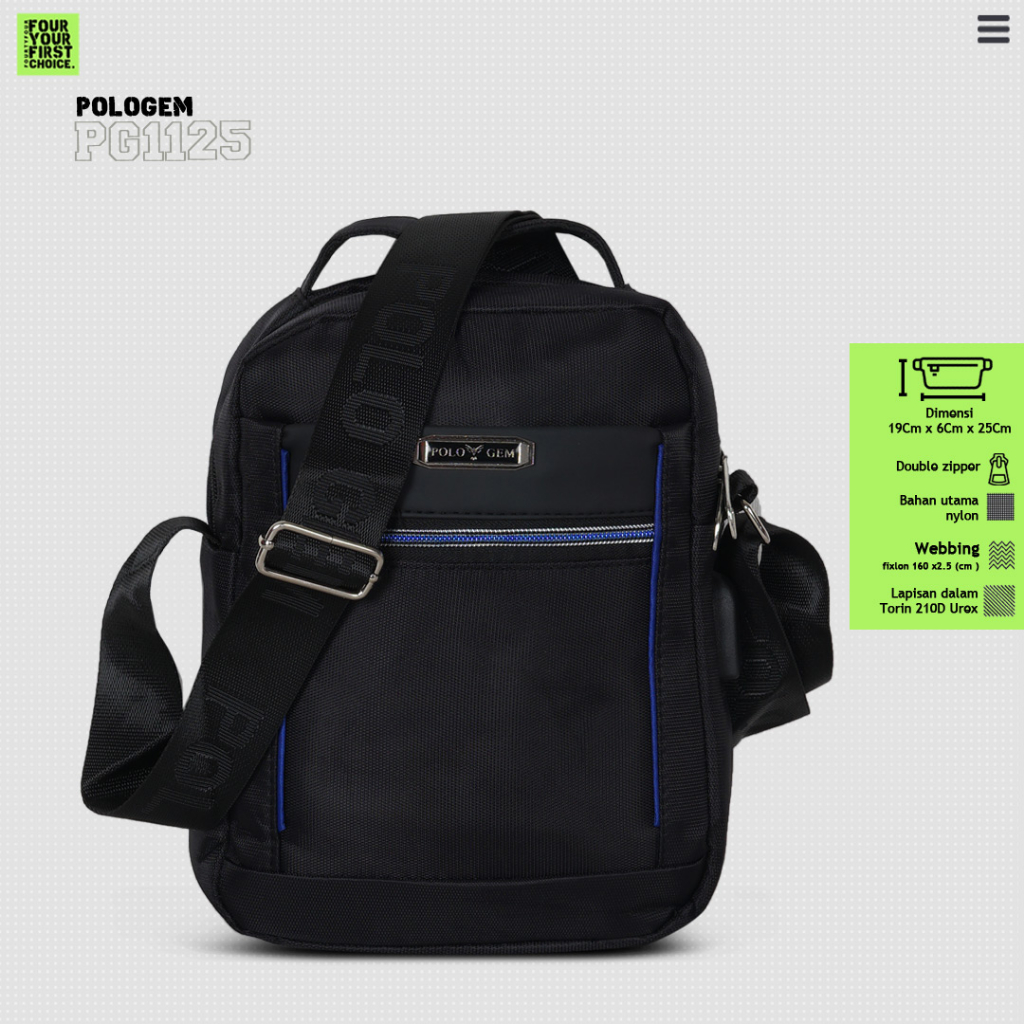 Jual ESENBO Tas Selempang Pria Track 10 Pro / Tas Pria Selempang ...