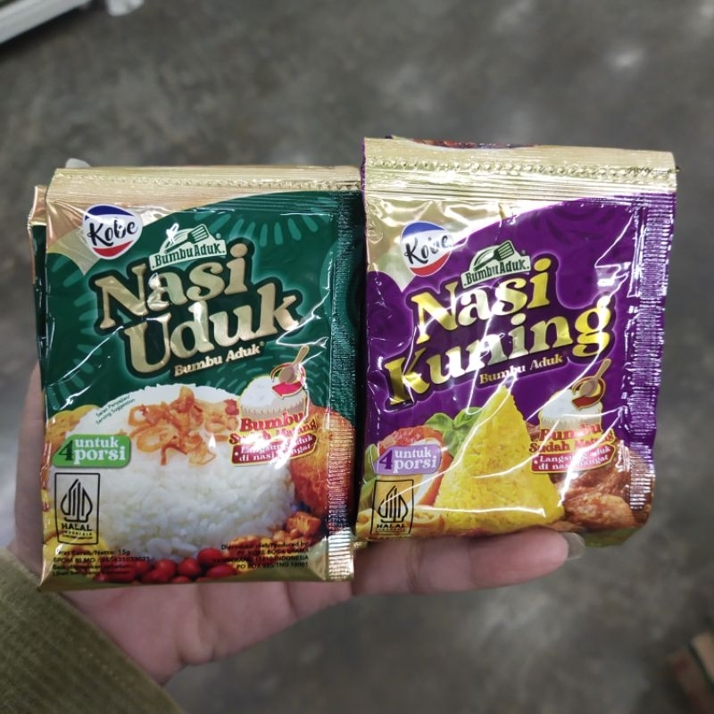 Jual Kobe Bumbu Nasi Uduk/Bumbu Nasi Kuning Instan 15g | Shopee Indonesia