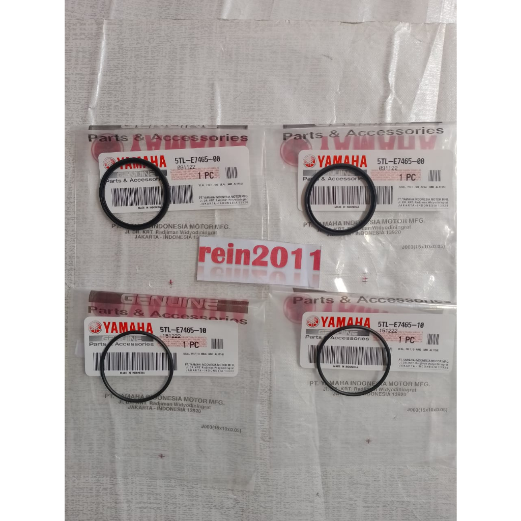Jual ORING SIL SEAL PULLY PULI FINO 115 MIO SOUL MIO SPORTY ASLI ORI YAMAHA 5TL E7465 00 (2 PCS ...