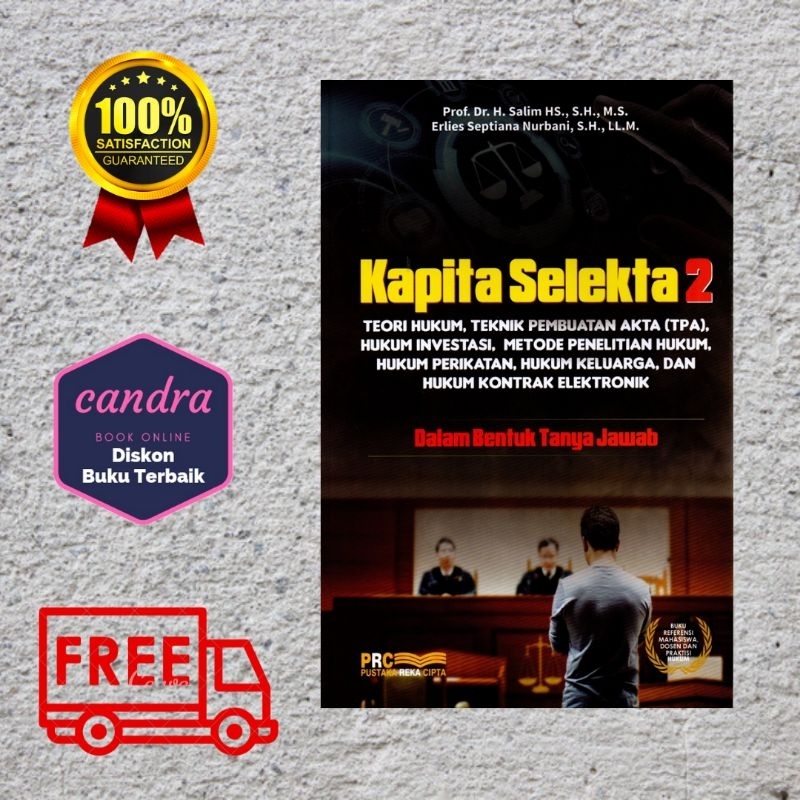 Jual BUKU Kapita Selekta 2 karangan Salim Hs | Shopee Indonesia