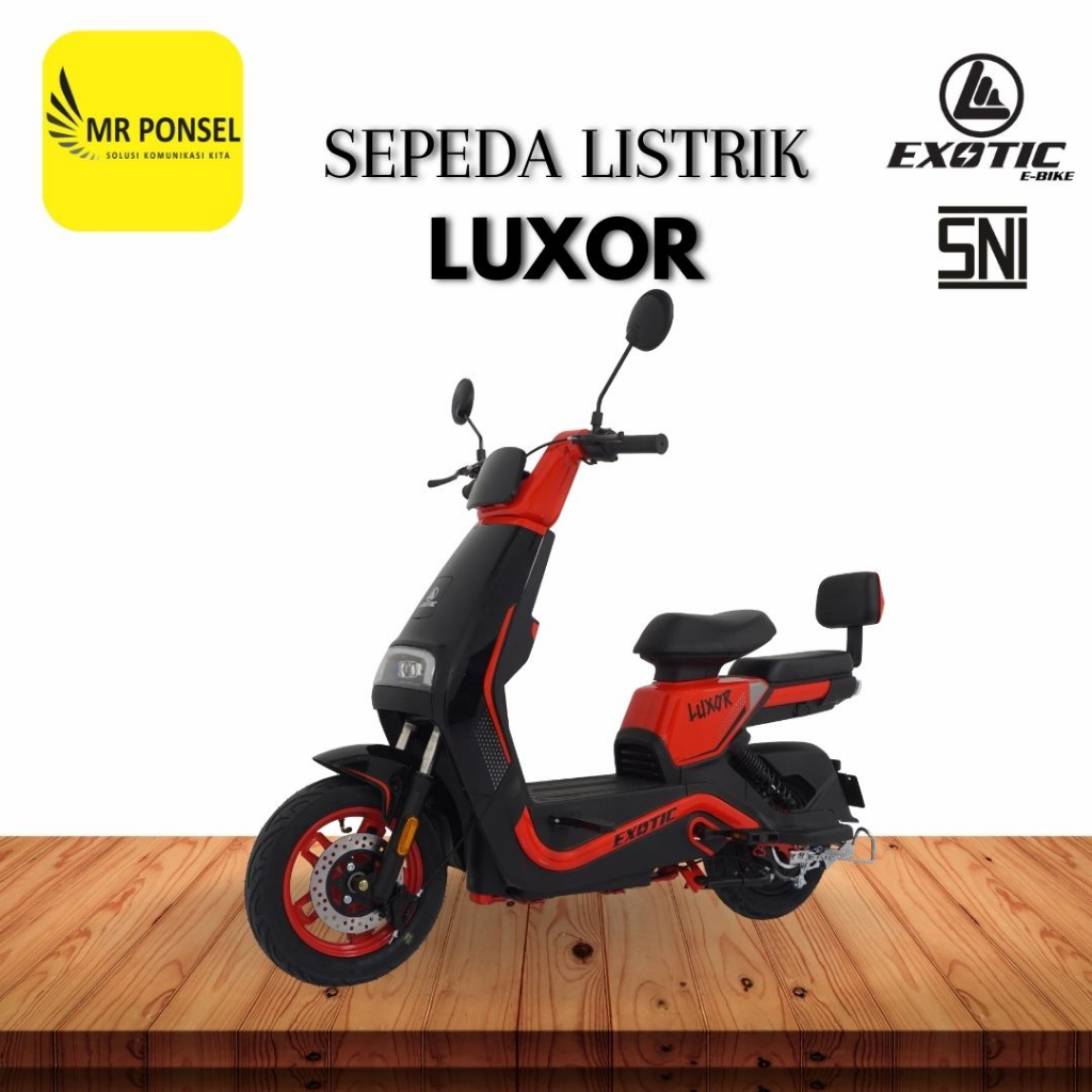 Jual SEPEDA LISTRIK EXOTIC LUXOR 500Watt Garansi Resmi | Shopee Indonesia