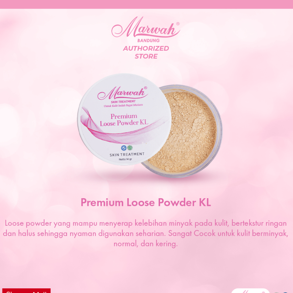 Jual Marwah Loose Powder (KN, KL, SM ) | Shopee Indonesia