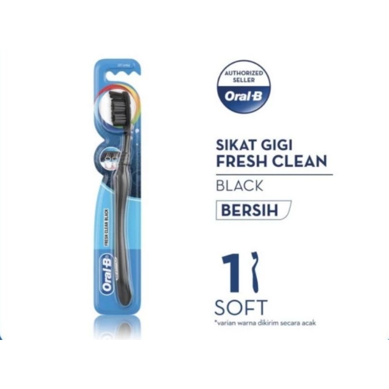 Jual ORAL-B Fresh Clean Black (Sikat Gigi) | Shopee Indonesia