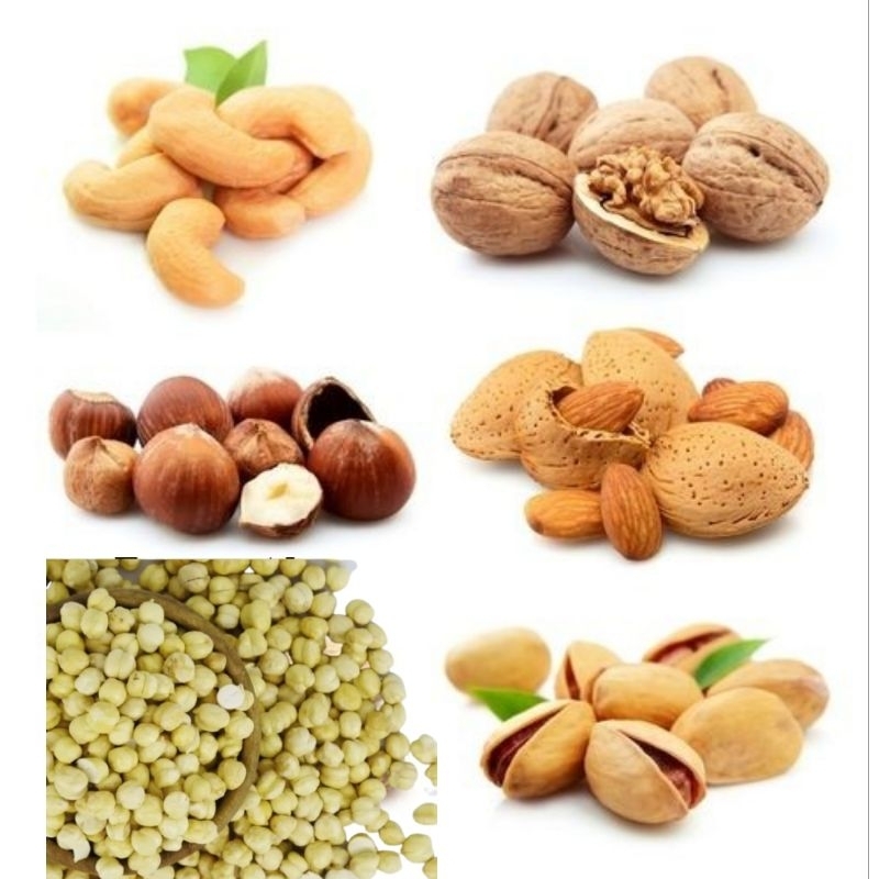 Jual Hazelnut,Almond,Mede,Walnut,Kacang Arab,Kismis 50gr | Shopee Indonesia